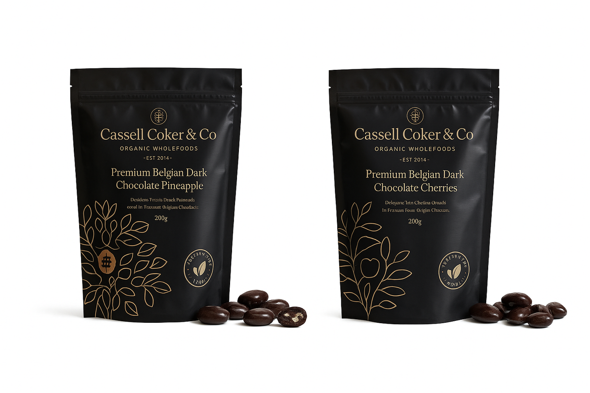 Dark Chocolate Coated Cherries + Freeze-Dried Pineapple | Vegan, Glute ...